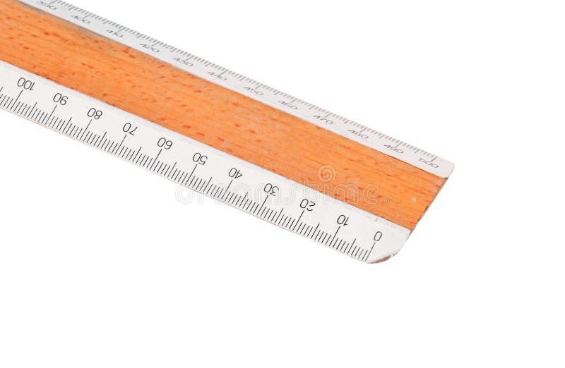 Old wooden ruler close up stock image. Image of calculation - 23602169