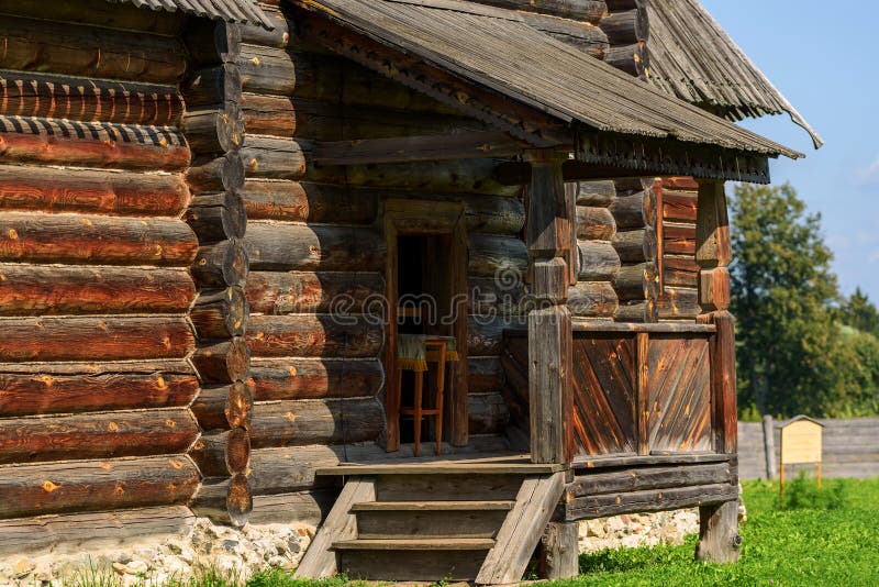 Old wooden rustic house stock photo. Image of russia - 89367776