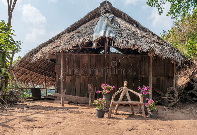 Old wooden shack stock image. Image of morning, empty - 246460481