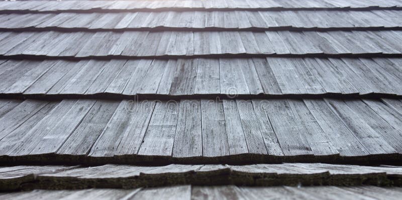 Old wooden shingle roof stock image. Image of natural - 50052191
