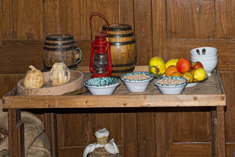 Old wooden ship pantry stock image. Image of pantry, preserve - 39180351