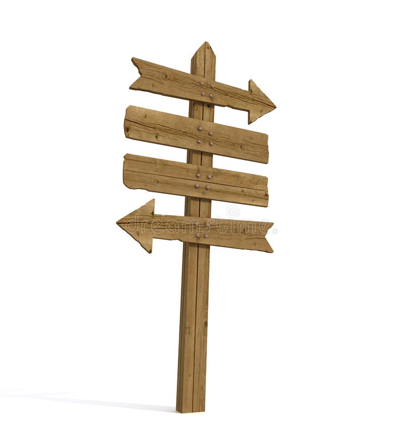 Old road sign post stock illustration. Illustration of index - 15587747