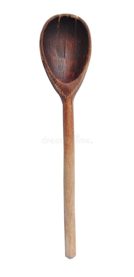 Old Wooden Spoon stock image. Image of scoop, dinner - 15091607