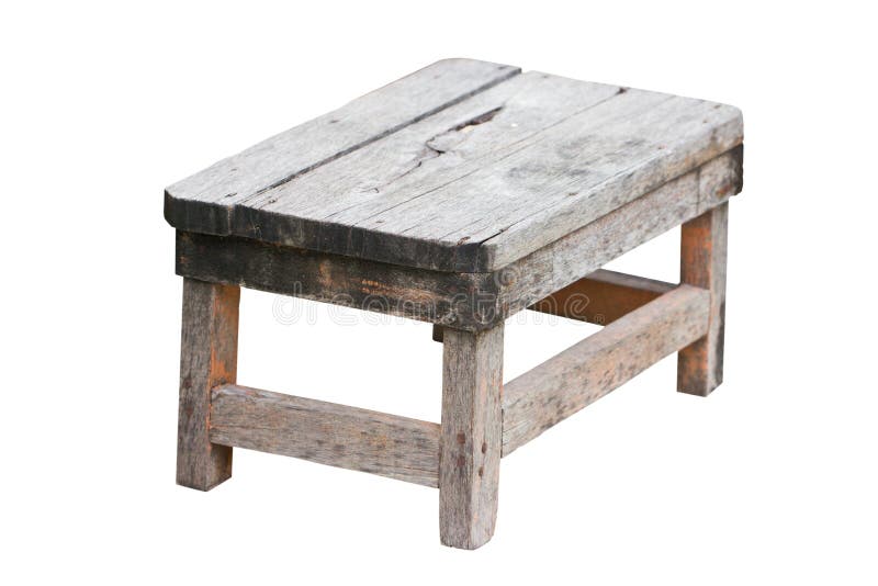 Old Wooden Stool. stock photo. Image of background, empty - 36580110
