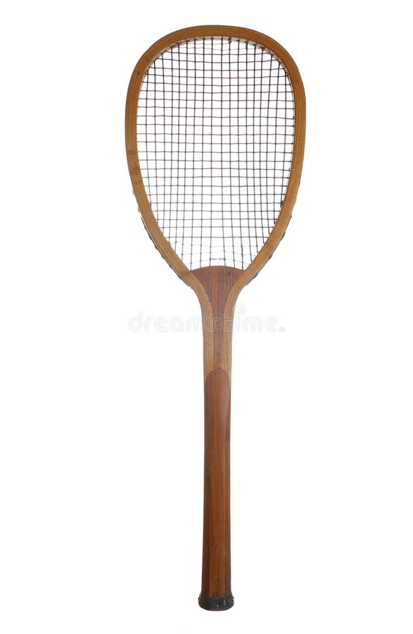 Vintage tennis racket stock photo. Image of play, oldfashioned - 32272358