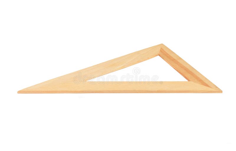 Old wooden triangle stock image. Image of millimeter - 99918165
