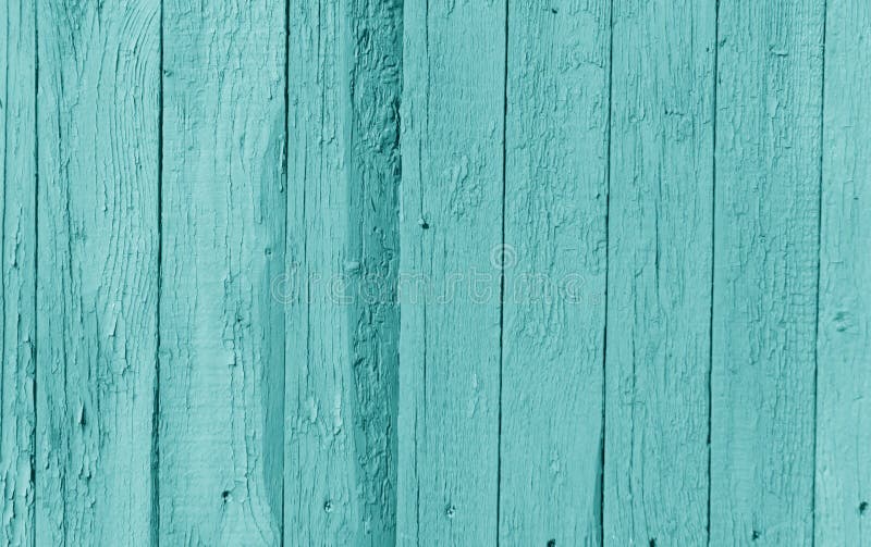 Old Wooden Wall In Cyan Color Stock Photo - Image of side, cyan: 132616450