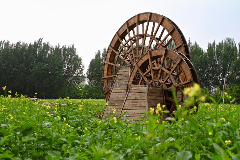 Wooden watermill stock image. Image of miller, outdoors - 40694533