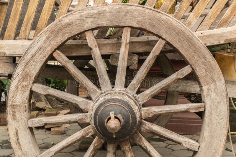 Old wooden wheel stock photo. Image of transport, vintage - 73155474
