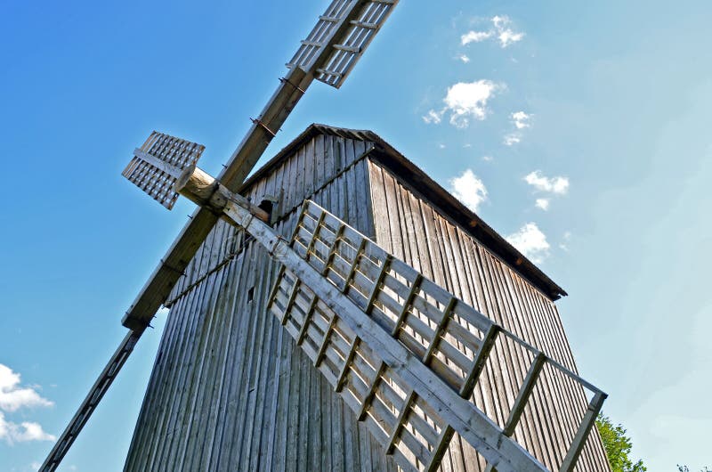 Windmill close up stock photo. Image of industry, energy - 3887842