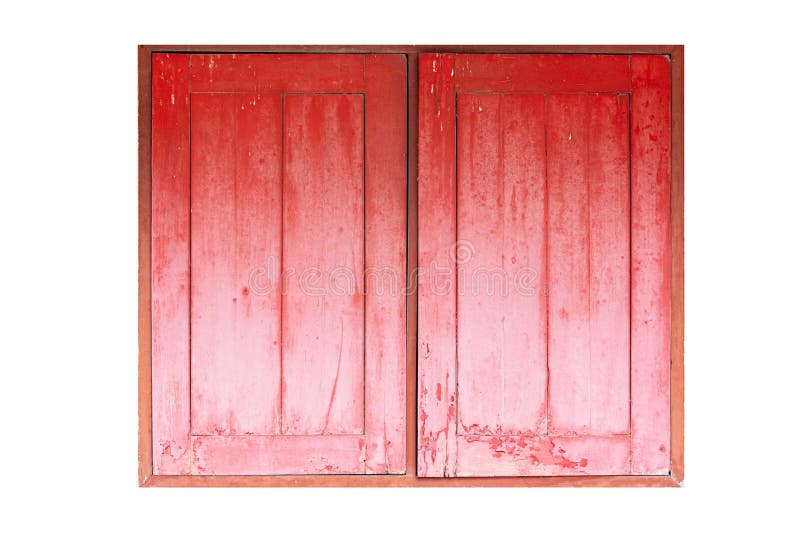 Red window frame isolated stock image. Image of close - 124414883