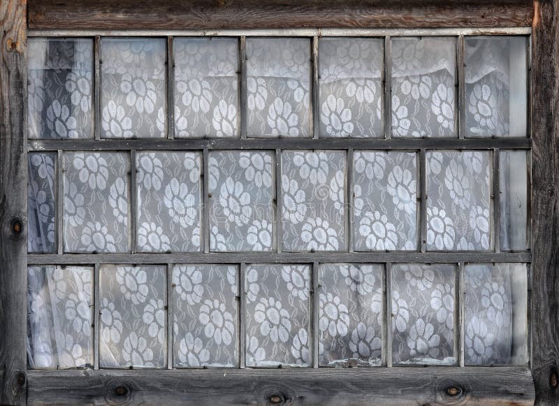 Old Wooden Window. Vintage Frame Texture with Peeling Paint. Stock ...