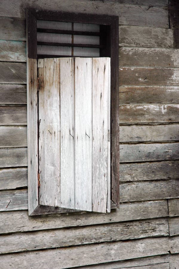 Old wooden windows stock image. Image of house, cabin - 29420441