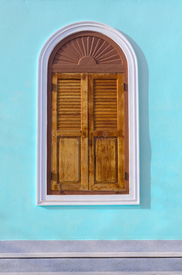 Old wooden windows stock photo. Image of home, yellow - 38820742