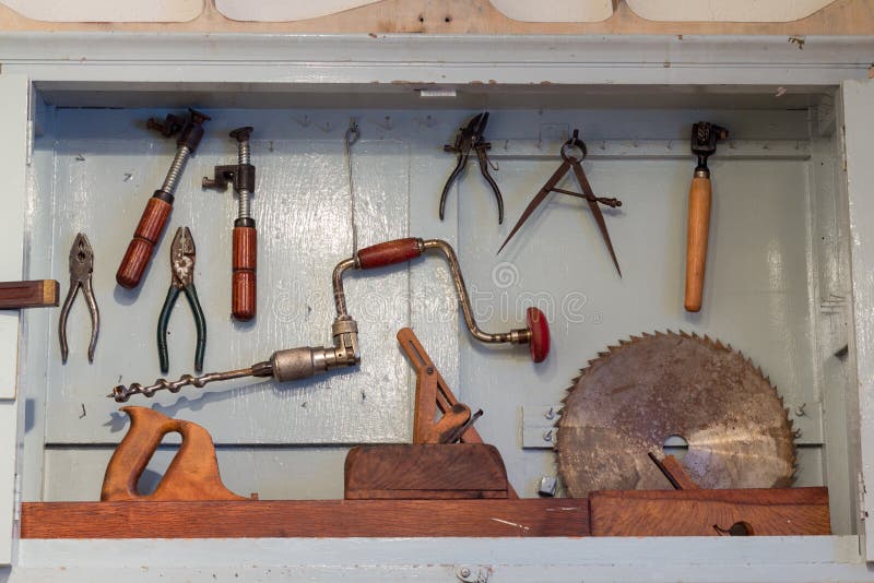Old woodworking tools stock photo. Image of equipment - 23941510