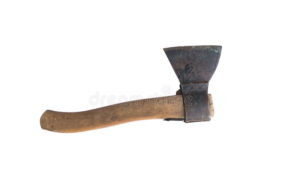 Old Working Axe with Rust on the Blade Stock Image - Image of vintage ...