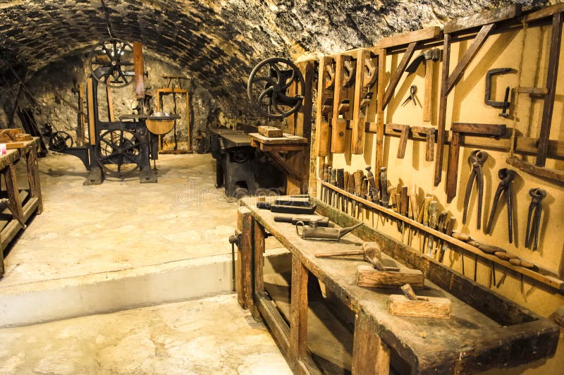 Old workshop stock image. Image of oldfashioned, craft - 29135327