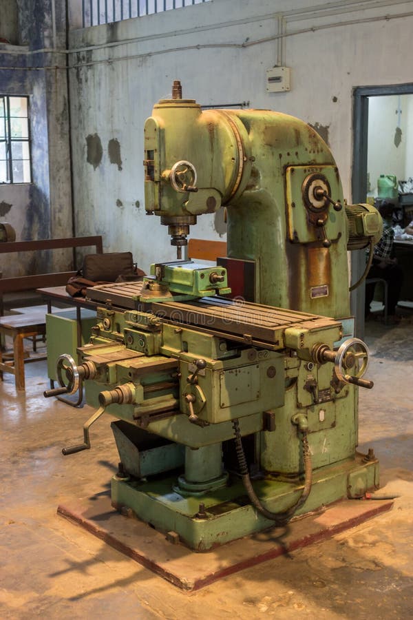 Old Workshop Machinery, Drill Stock Image - Image of workshop, machine ...
