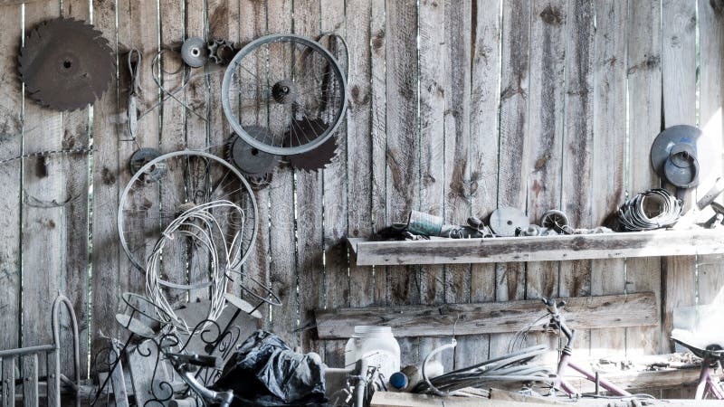 Old workshop stock photo. Image of improvement, dirty - 80596288