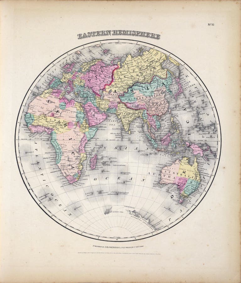 World Map 19th Century Stock Photos - Free & Royalty-Free Stock Photos ...
