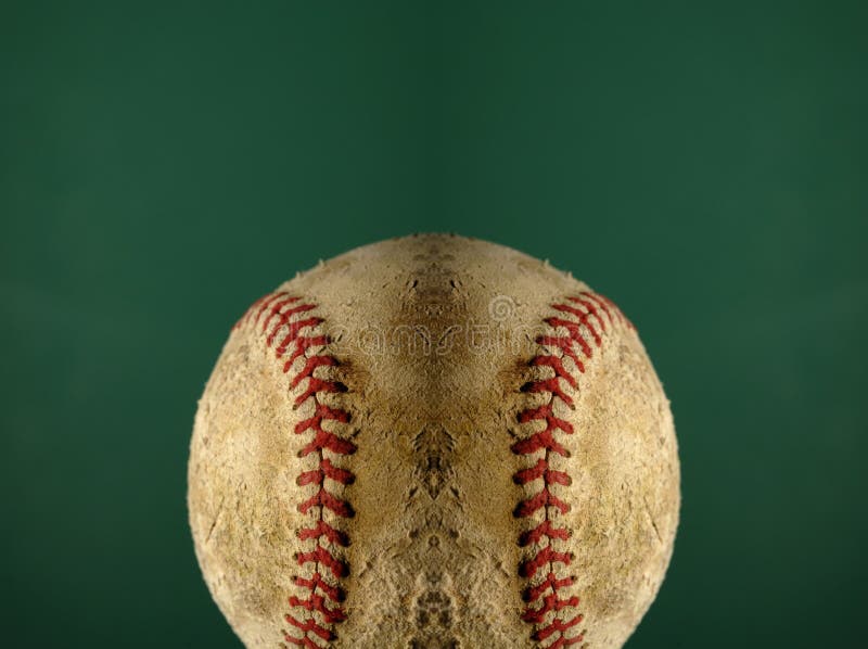 Old Worn Baseball Leather Texture for Sport Stock Image - Image of ...