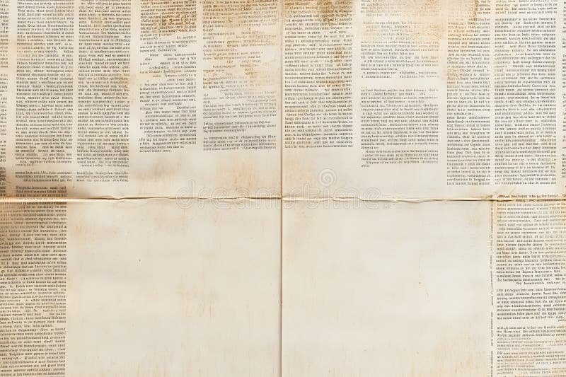 An Old, Worn Book with Text in an Unrecognizable Language Stock ...