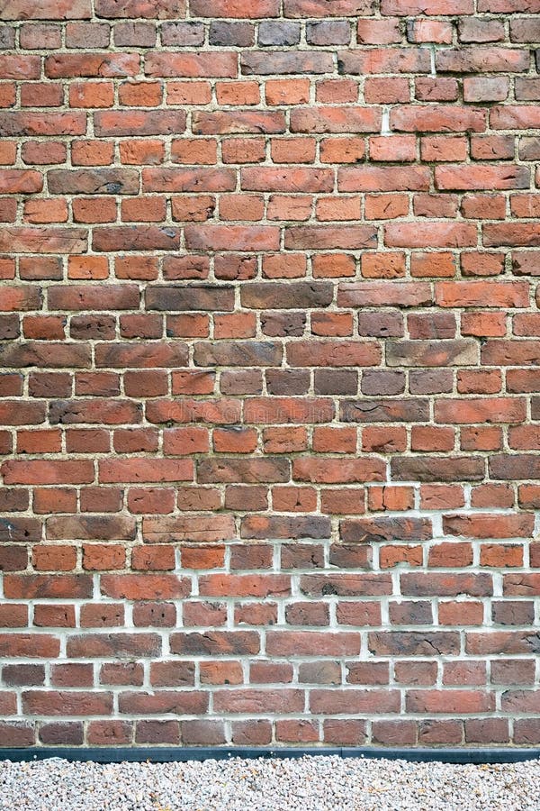 Old worn brick wall stock photo. Image of facade, material - 121941328