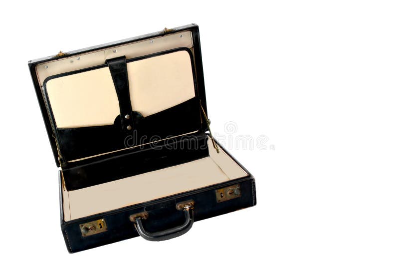 Open briefcase stock photo. Image of safety, luggage, open - 6105184