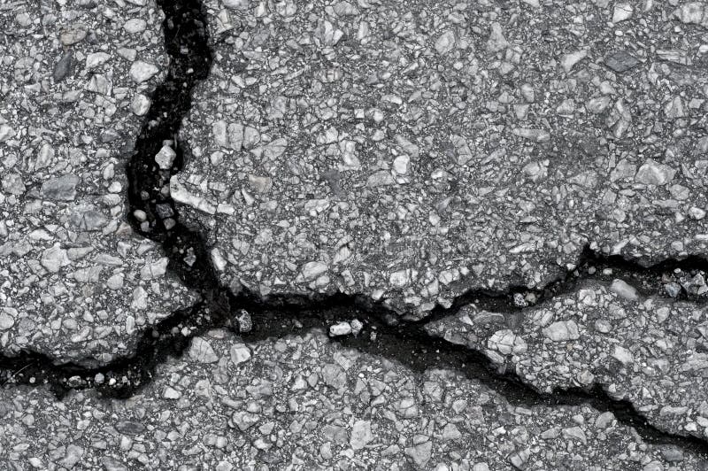 Old Worn and Cracked Asphalt Stock Photo - Image of design, textured ...
