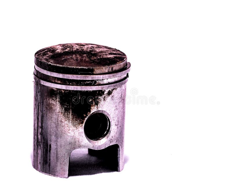 Old Worn Engine Piston stock photo. Image of vintage - 130152258