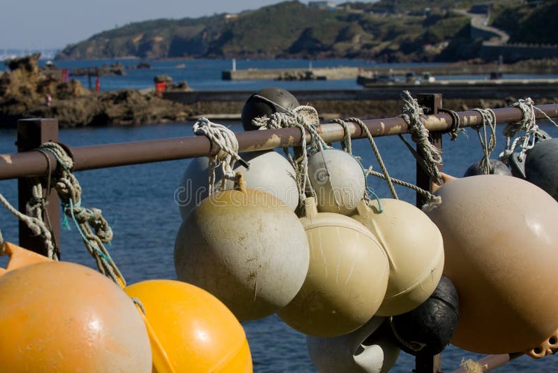 Old worn fishing bouys stock photo. Image of fishing - 28621800