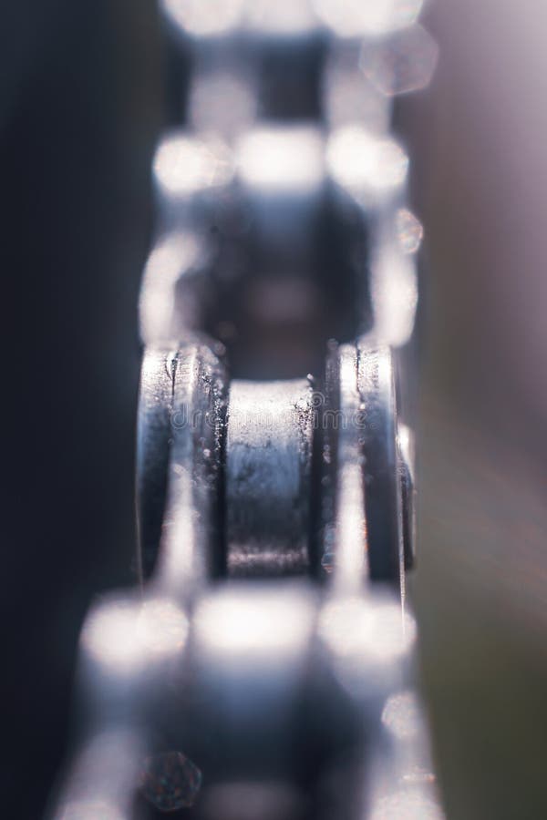 Old Worn Out Bicycle Chain Close Up Stock Image - Image of equipment ...