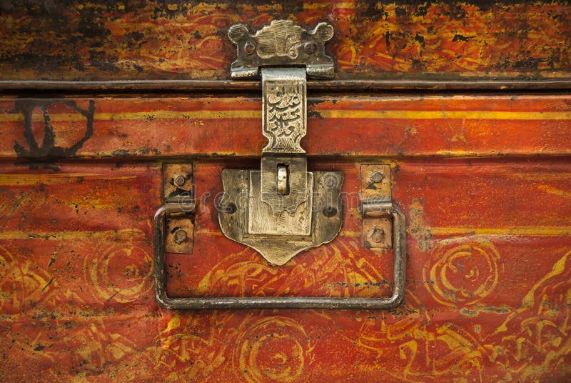 Old Worn Out Case with Rusted Look To it Stock Photo - Image of luggage ...
