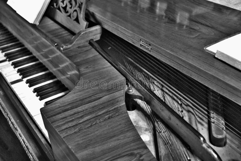 Old Worn Out Piano Close Up of Missing Keys Stock Photo - Image of ...