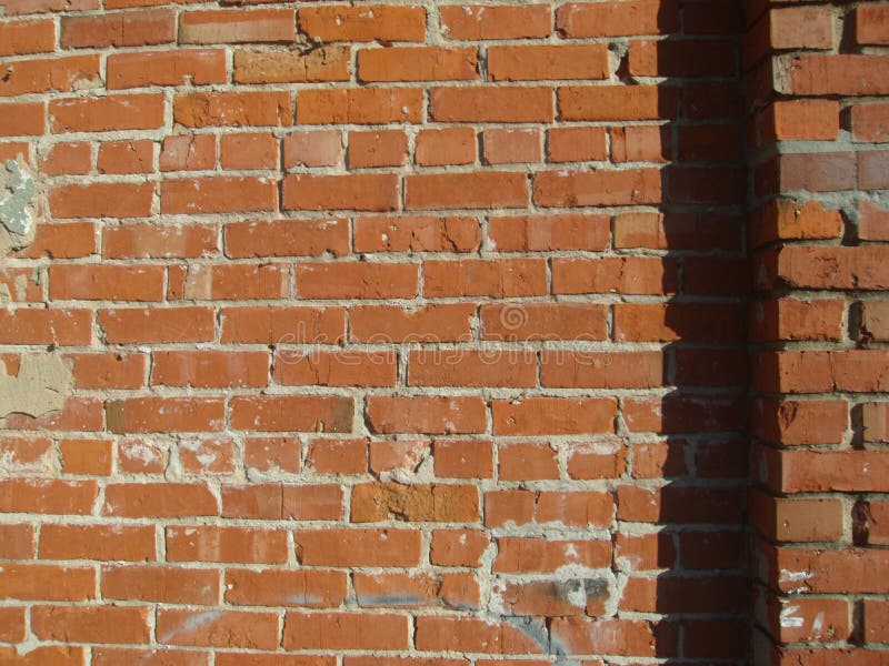 Brick and shadow stock image. Image of shadow, hard - 144525829