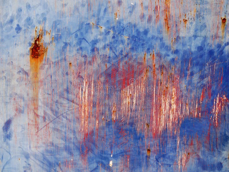 Old Worn Rusted Metal Texture Wall Background. Rust of Metals Stock ...