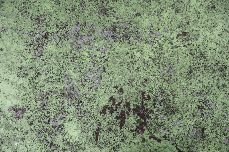 Rusty Green Painted Metal Texture Background. Stock Image - Image of ...