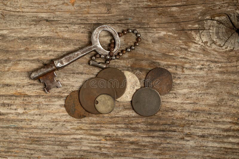 Old, Worn Silver and Bronze Coins Stock Image - Image of entry, savings ...