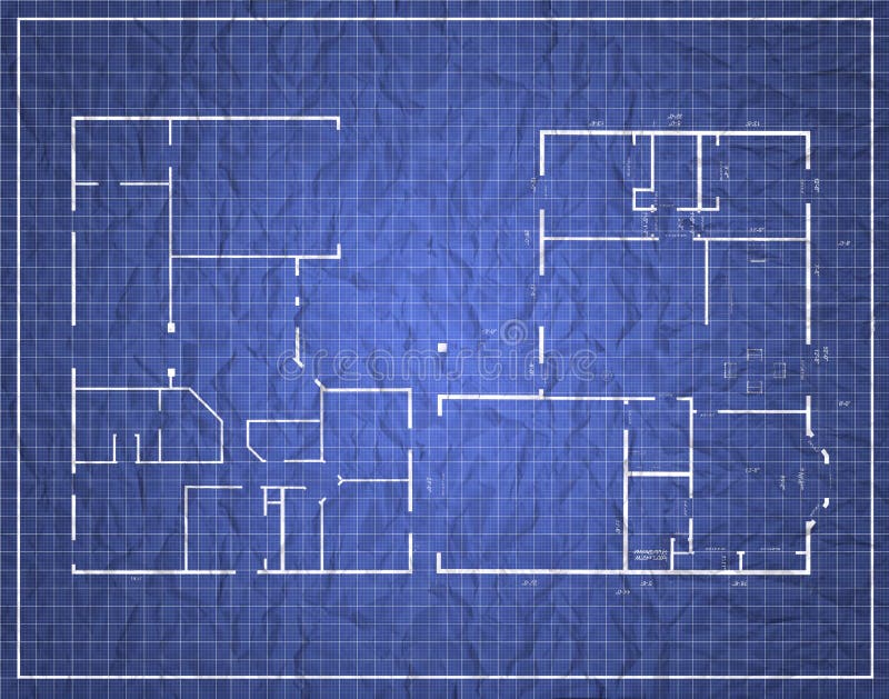 Old wrapped blueprint stock illustration. Illustration of diagram - 8735354