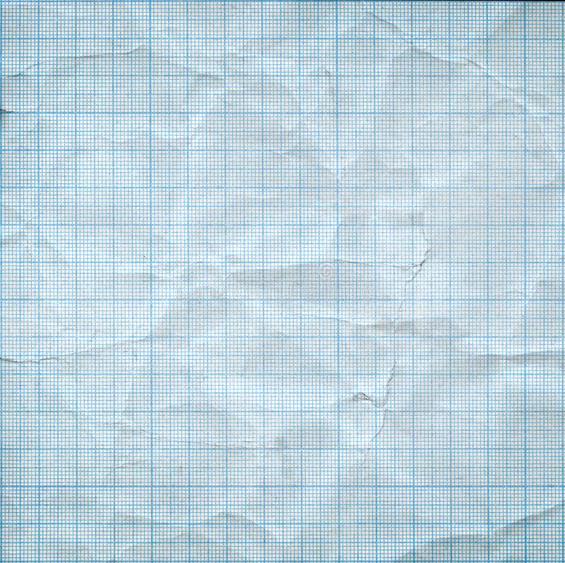 Blue Grid Scale Paper Sheet Background Stock Image - Image of blue ...