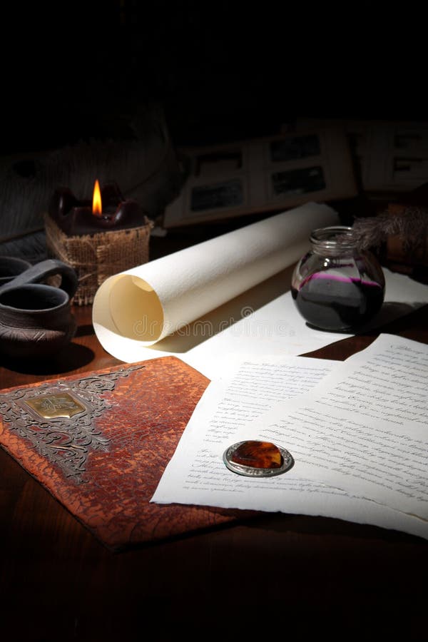 The old writer stock image. Image of author, abstract - 7458895