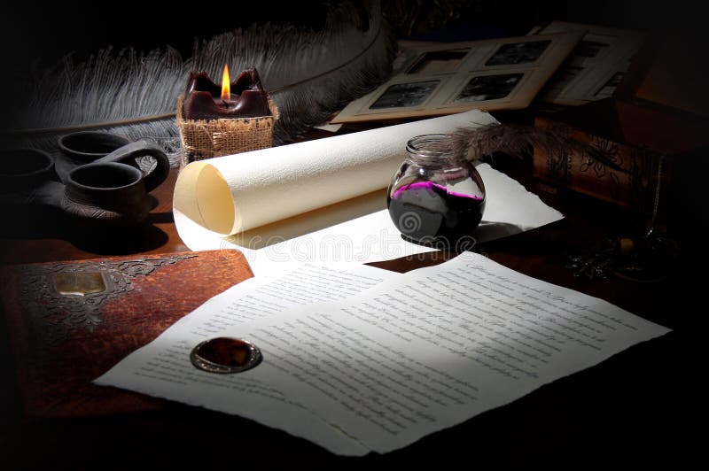 The old writer stock photo. Image of school, antique, history - 7458912