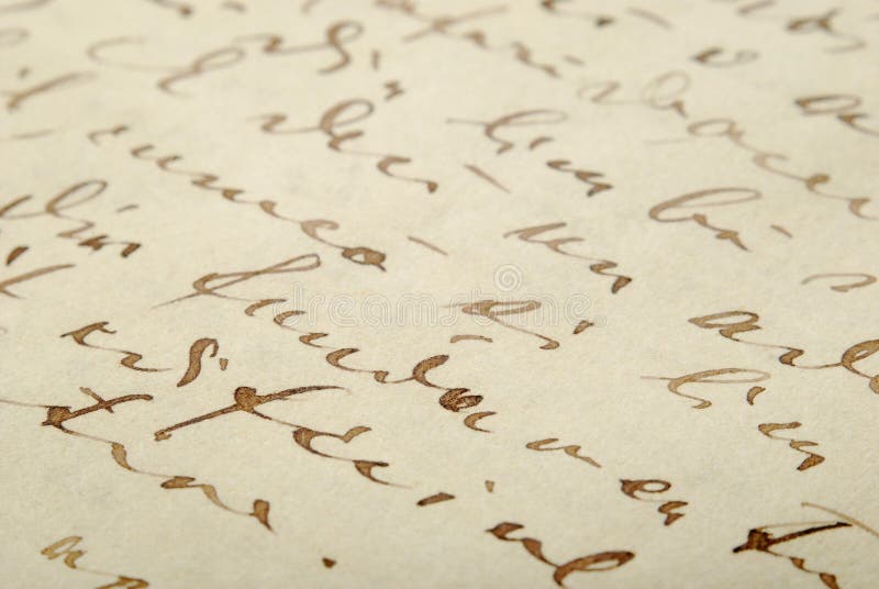 Old writing stock image. Image of cardboard, macro, paper - 21216415