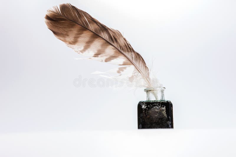 Writing Feather stock photo. Image of traditional, mail - 7439928