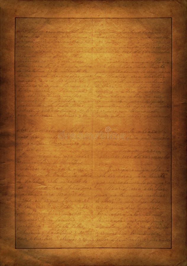 Old writing on paper stock image. Image of detail, aged - 8805215