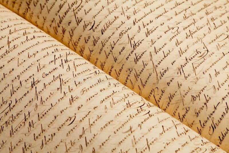 Old Writings stock photo. Image of print, handwriting - 25230550