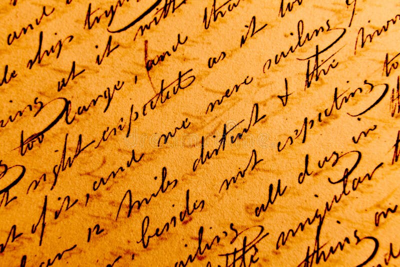 Old Writings stock photo. Image of calligraphy, handwriting - 25230604