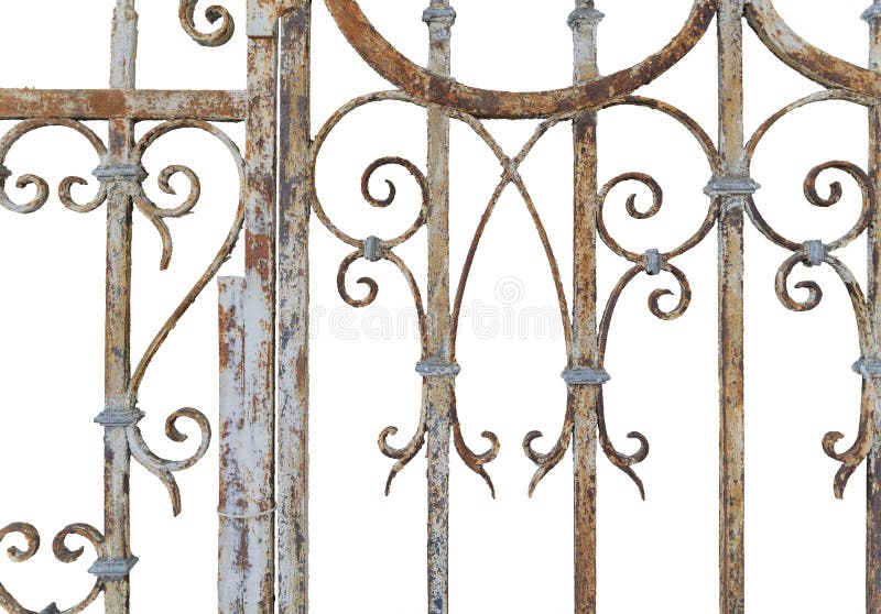 Old wrought iron grating stock photo. Image of rusty - 342142328