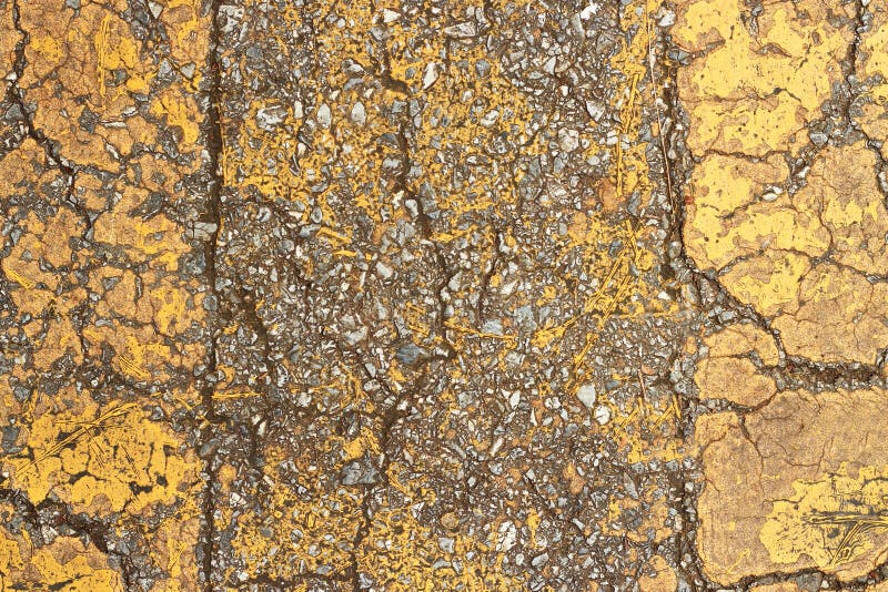 Old yellow asphalt stock image. Image of trunk, dirty - 94359485