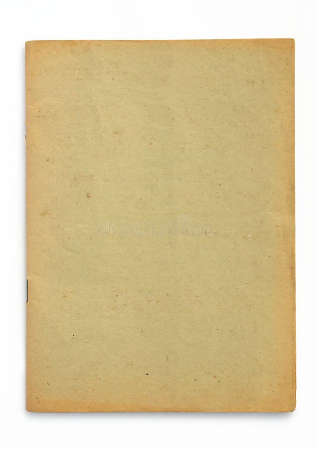 Cover old yellow booklet stock photo. Image of oldish - 17355618